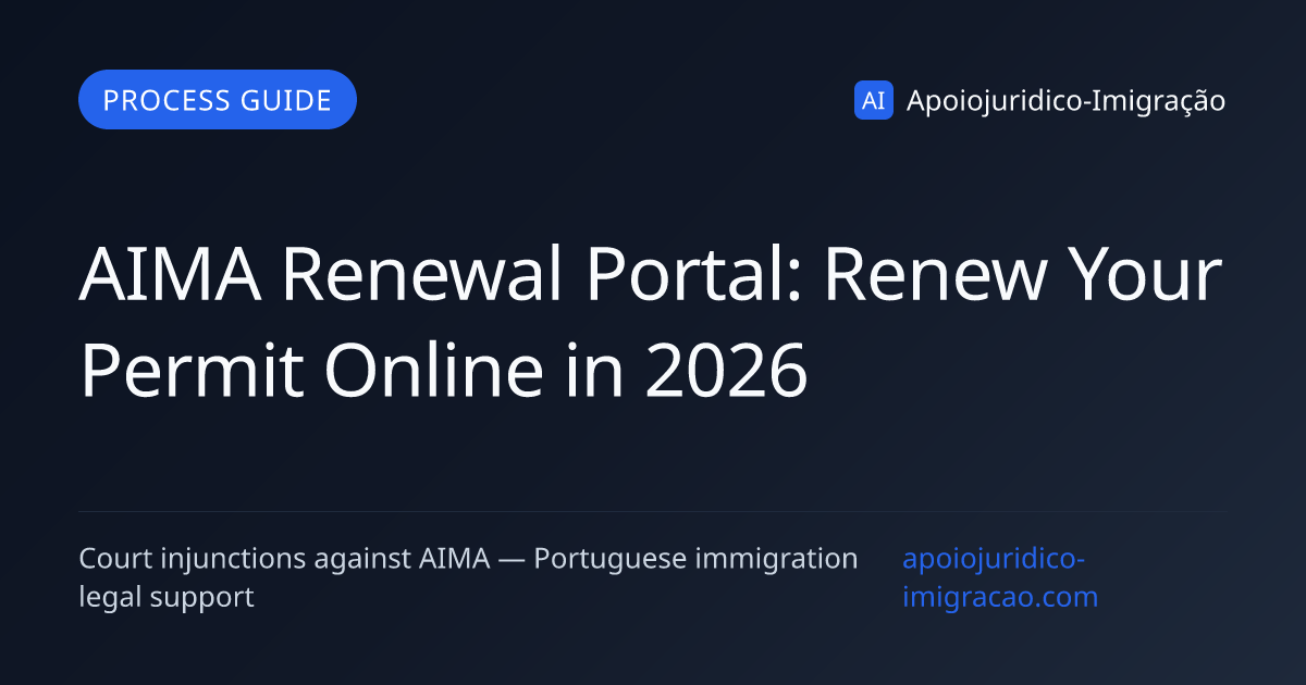 AIMA Renewal Portal: How to Renew Your Residence Permit Online in 2026
